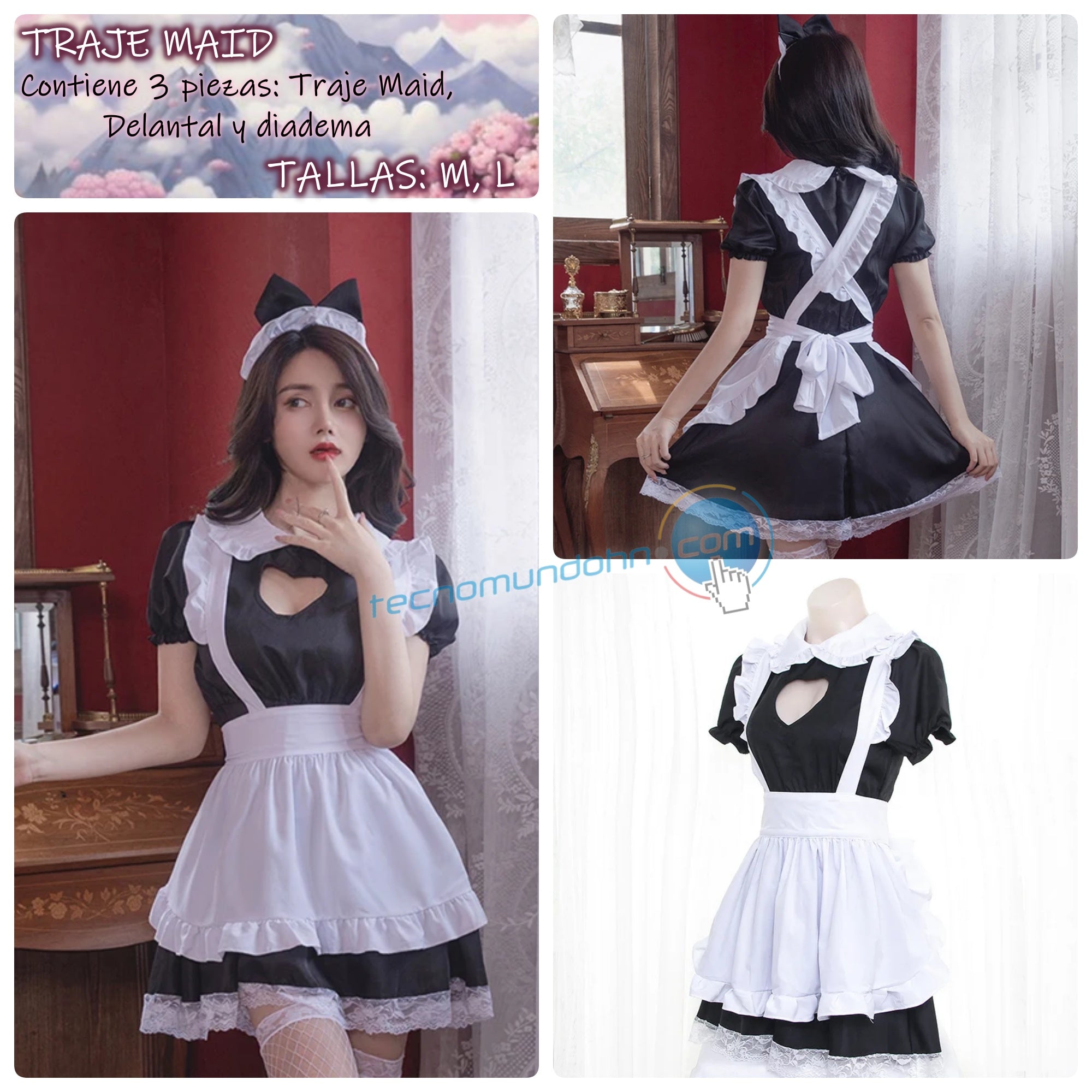 Traje Maid – Tecnomundohn.com